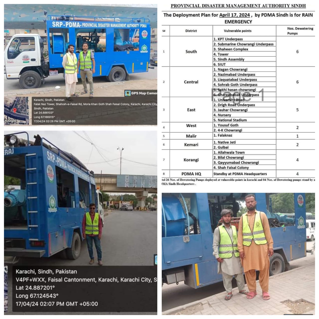 Dewatering Activities 18-04-2024 - PDMA_SINDH