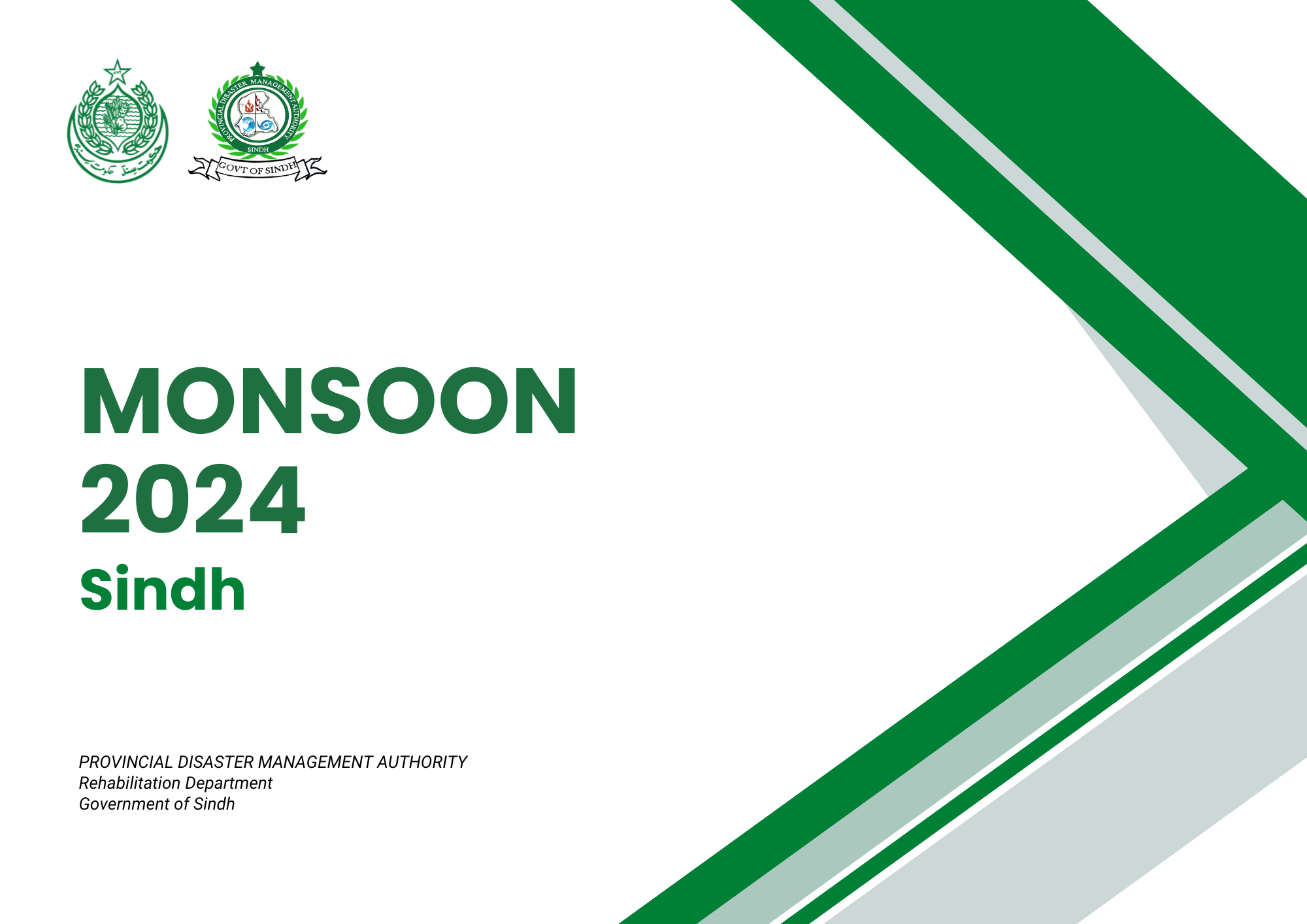 Monsoon 2024 In Sindh - PDMA_SINDH